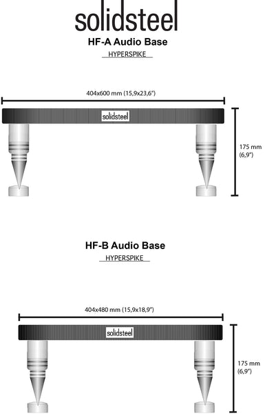 SOLIDSTEEL HF-A | HIGH-END POWER AMP STAND | VINYL SOUND – Vinyl Sound USA